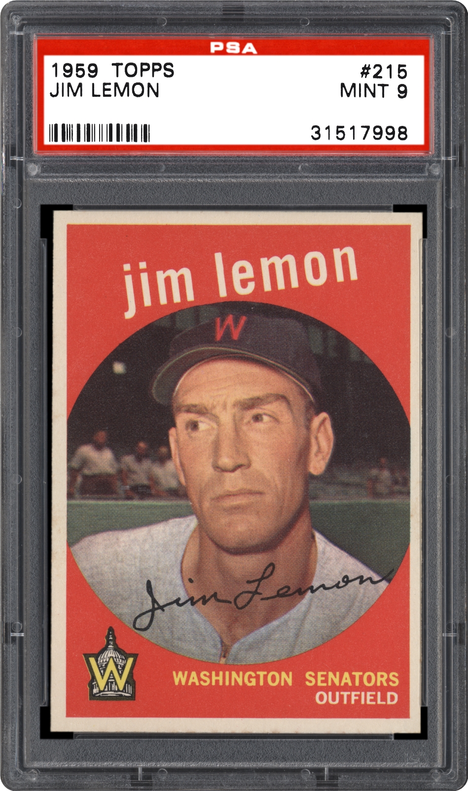 1959 Topps Jim Lemon | PSA CardFacts™ 1959 Topps Jim Lemon | PSA CardFacts™