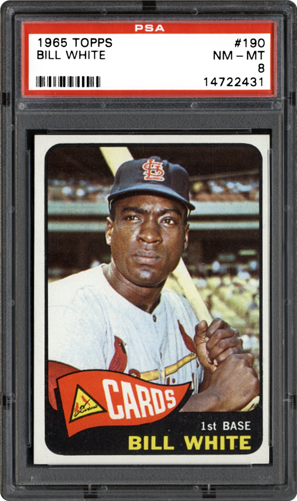 1965 Topps Bill White | PSA CardFacts™