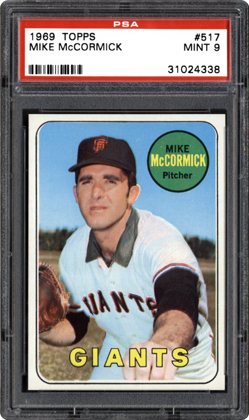 1969 Topps Mike McCormick | PSA CardFacts™