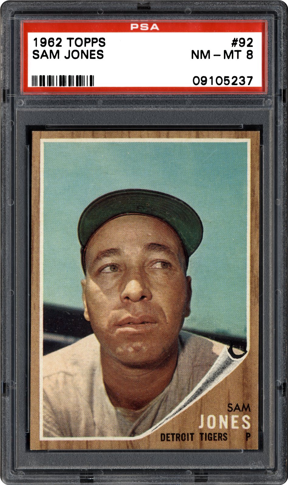 1962 Topps Sam Jones | PSA CardFacts™