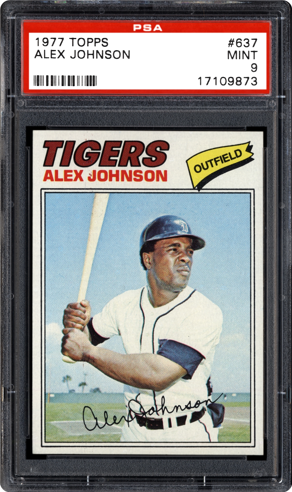 1977 Topps Alex Johnson | PSA CardFacts™