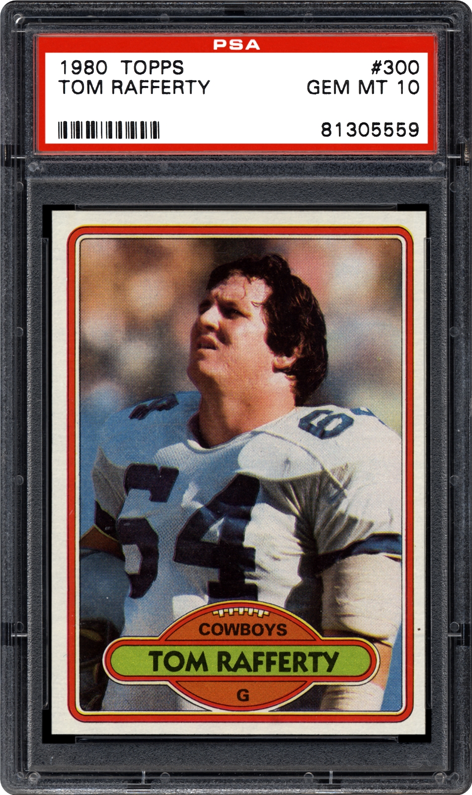 1980 Topps Tom Rafferty | PSA CardFacts™