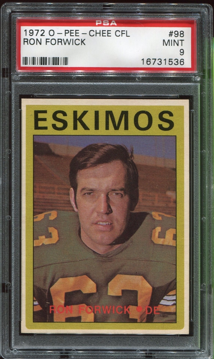 Football - 1972 O-Pee-Chee CFL: McCann's 1972 OPC CFL Set Image Gallery