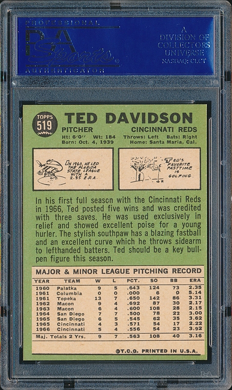 Baseball - 1967 Topps Cincinnati Reds: bobsbbcards Set Image Gallery