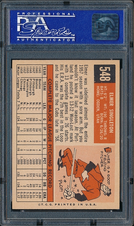 Baseball - 1959 Topps Chicago Cubs: bobsbbcards Set Image Gallery