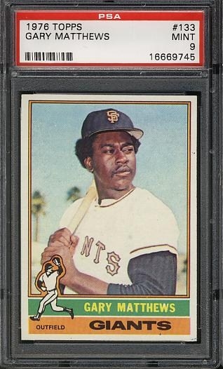 Baseball - Gary Matthews Master Set: Master Sgt Set Image Gallery