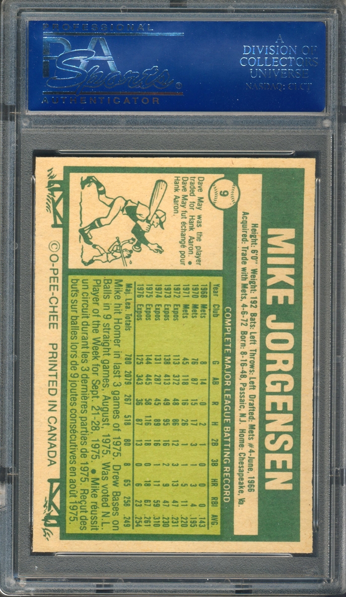 Baseball - 1977 O-Pee-Chee : PFP Cards Set Image Gallery