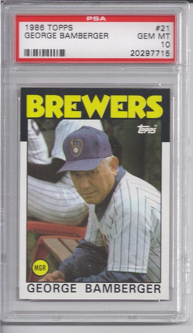 Baseball - 1986 Topps Milwaukee Brewers: cadets68 Set Image Gallery