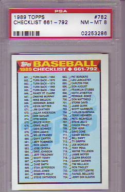 Baseball - 1989 Topps: Hanks 1989 Topps Dups Set Image Gallery