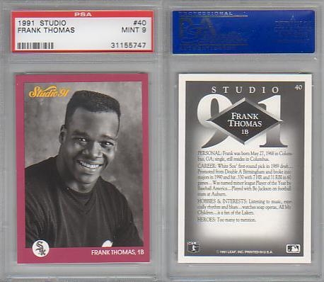 Baseball - Frank Thomas Basic & Collector Issues Set: Justin Dep's ...