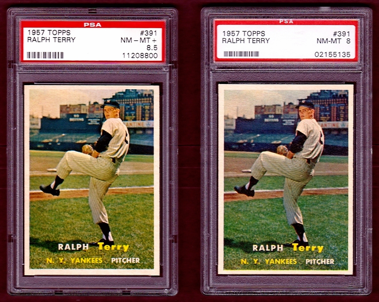 Baseball - 1957 Topps New York Yankees: R&S 1957 Yankees Set Image Gallery