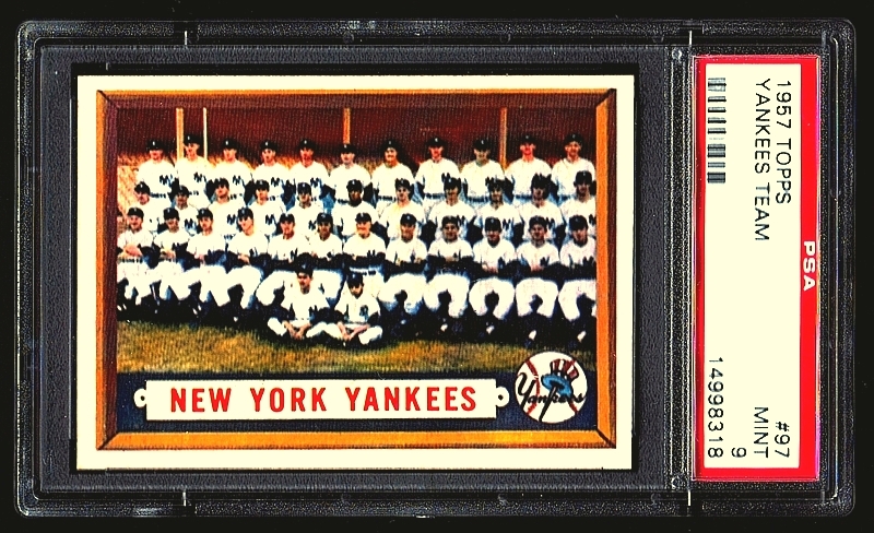 Baseball - 1957 Topps New York Yankees: R&S 1957 Yankees Set Image Gallery