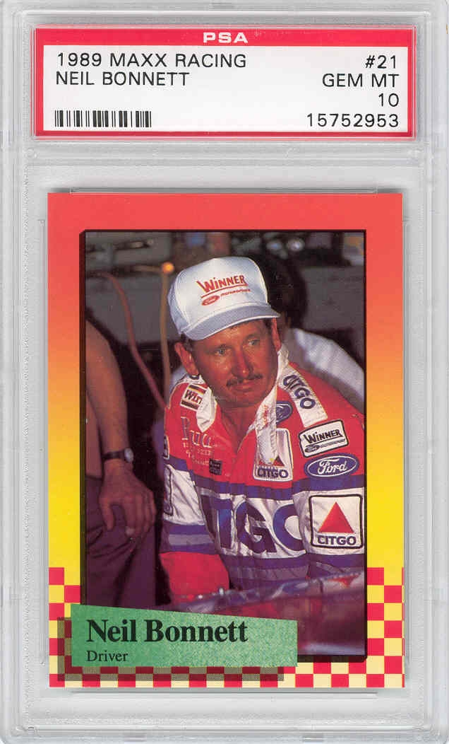 Misc Sports - Neil Bonnett Master Set: The Stock Car Museum Set Image ...