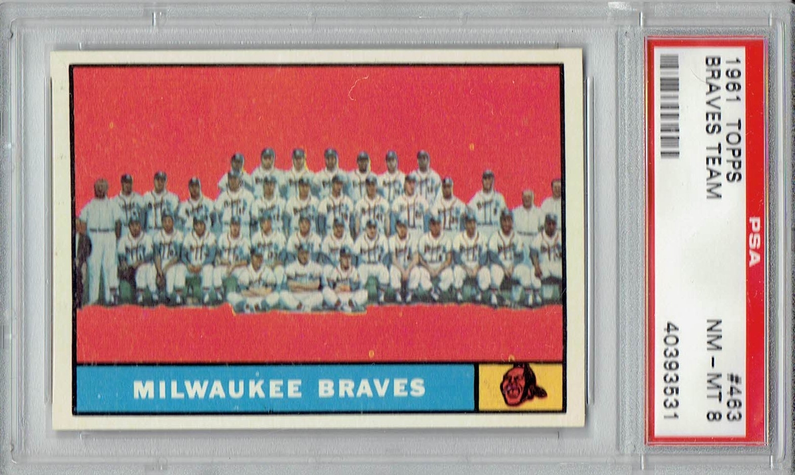 Baseball - 1961 Topps Milwaukee Braves: JW 1961 Topps Milwaukee Braves ...