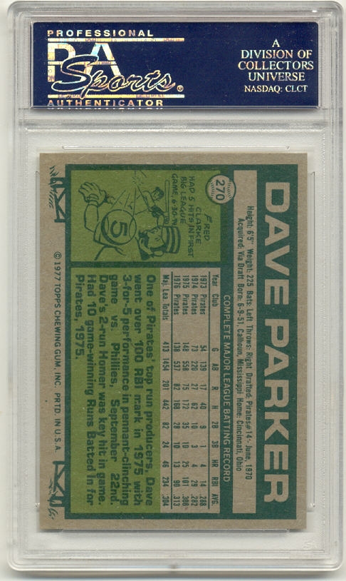 Baseball - 1977 Topps Pittsburgh Pirates: T-Bucs Set Image Gallery