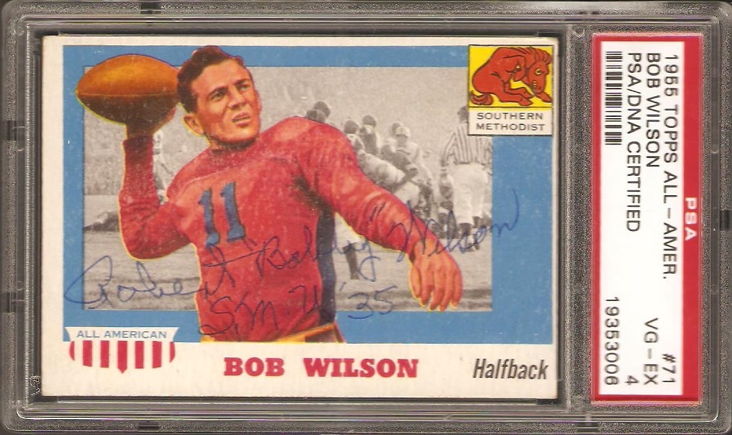 Football - 1955 Topps All-American Autographs: Reese's 1955 Topps All ...