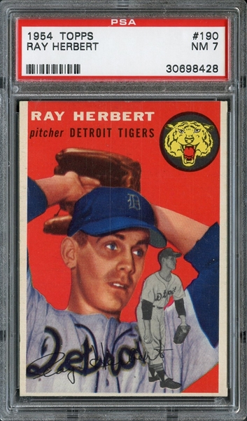 Baseball - 1954 Topps Detroit Tigers: DB's 1954 Tigers Set Image Gallery