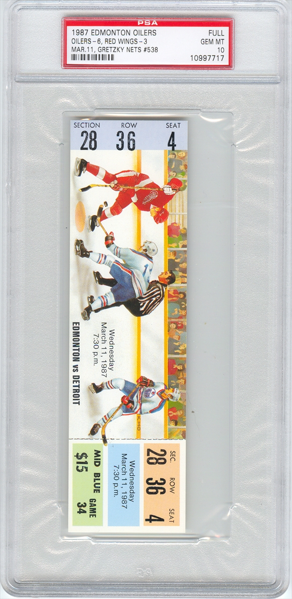 Tickets - Edmonton Oilers Home Games (1986-1987): pondofc Set Image Gallery