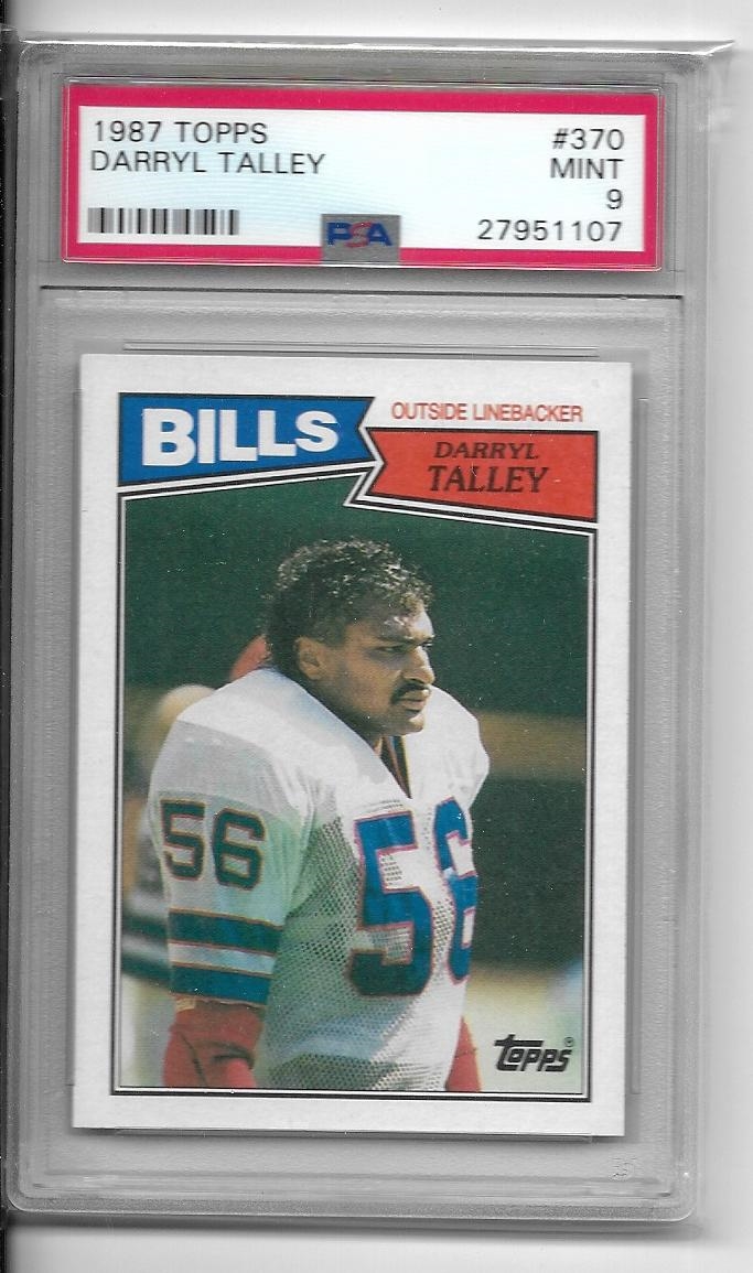 Football - 1987 Topps Buffalo Bills : bauers 87 topps bills Set Image ...