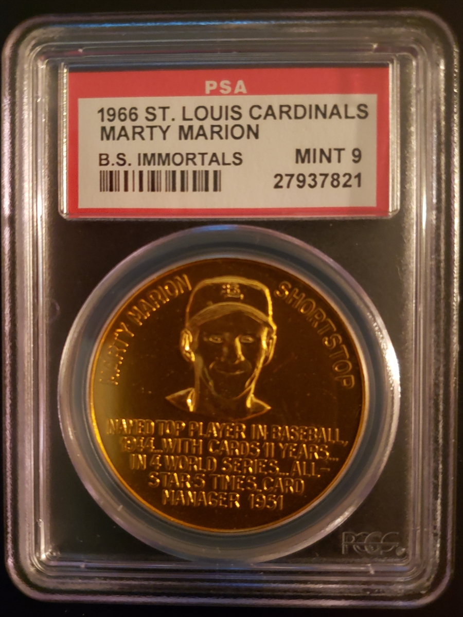 Baseball - 1966 St. Louis Cardinals Busch Stadium Immortals Coins ...
