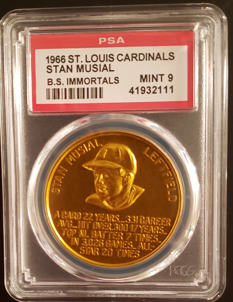 Baseball - 1966 St. Louis Cardinals Busch Stadium Immortals Coins ...