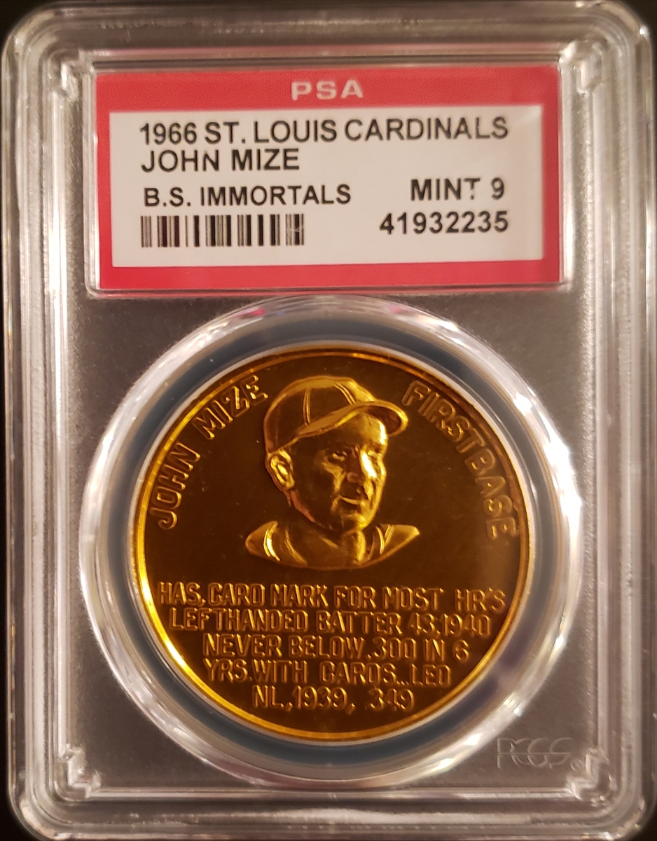 Baseball - 1966 St. Louis Cardinals Busch Stadium Immortals Coins ...