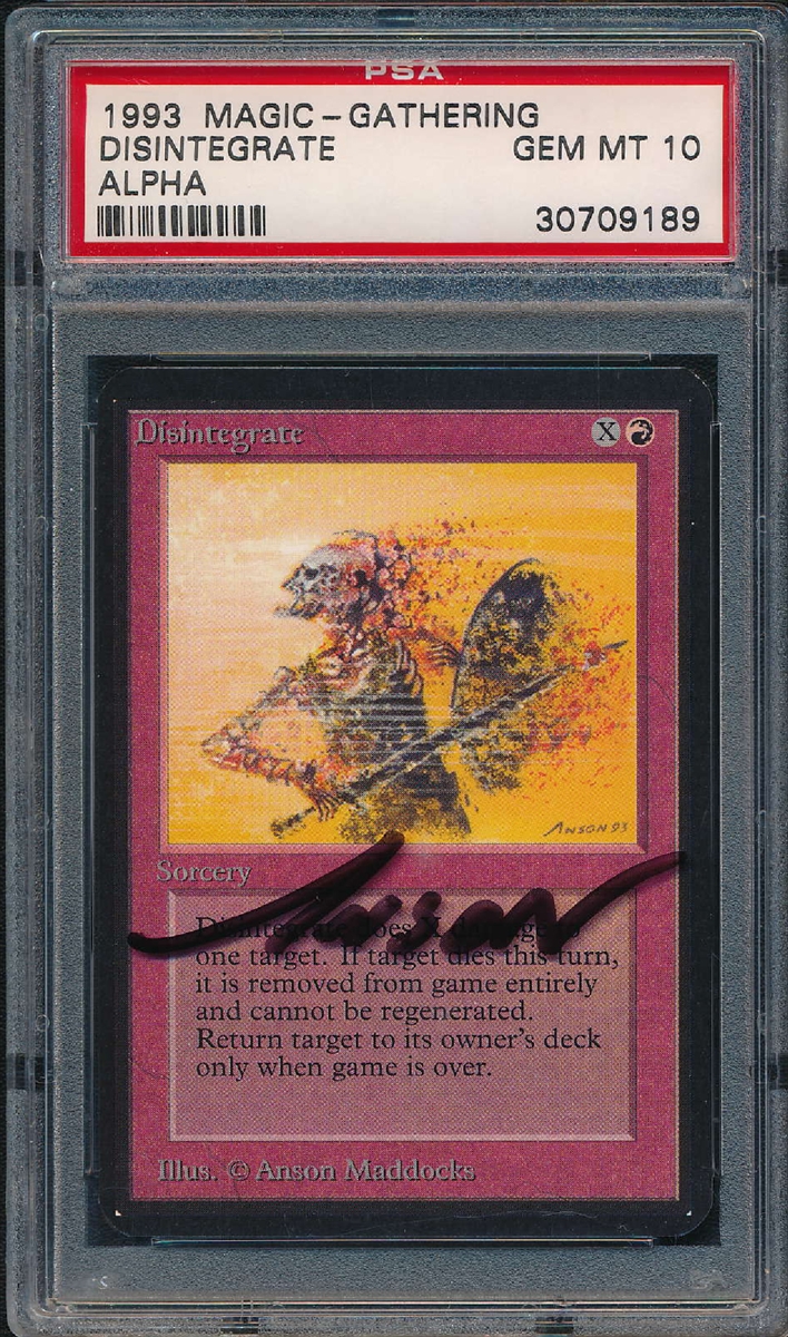 TCG - 1993 Magic The Gathering Alpha (MTG): JJ's Alpha Set Set Image ...