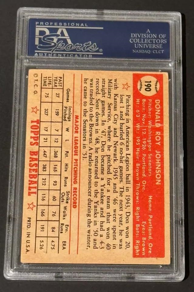 Baseball - 1952 Topps Autographs - Basic: vegsanity1976 Set Image Gallery