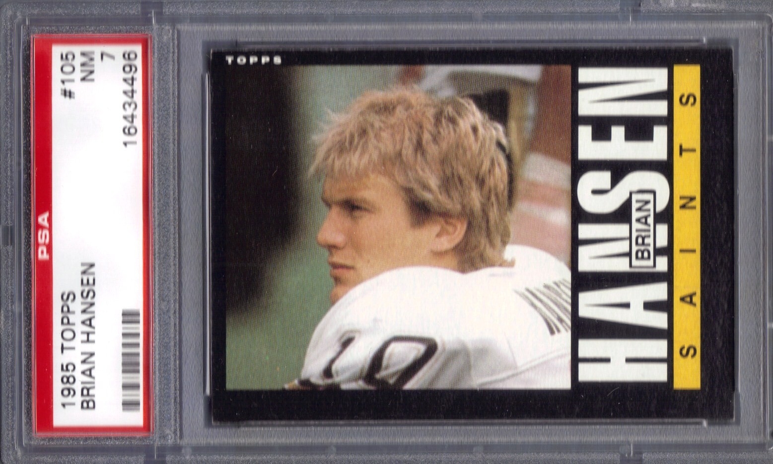 Football - 1985 Topps New Orleans Saints: Sam Lemoine's 1985 Saints ...