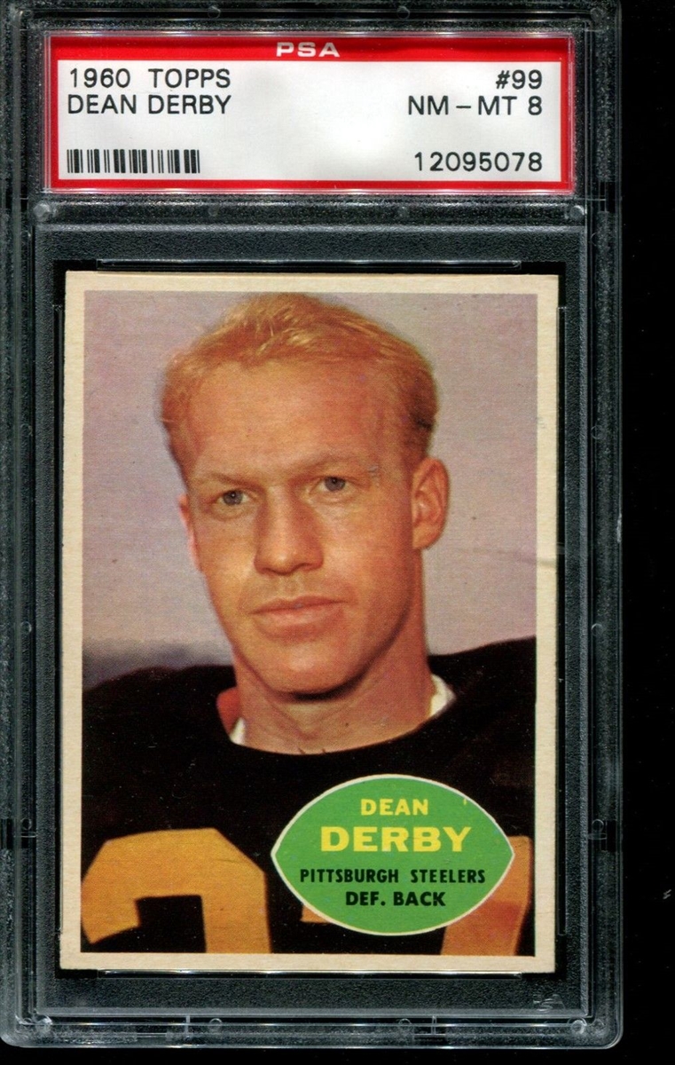 Football - 1960 Topps Pittsburgh Steelers: 1960 Topps Pittsburgh ...