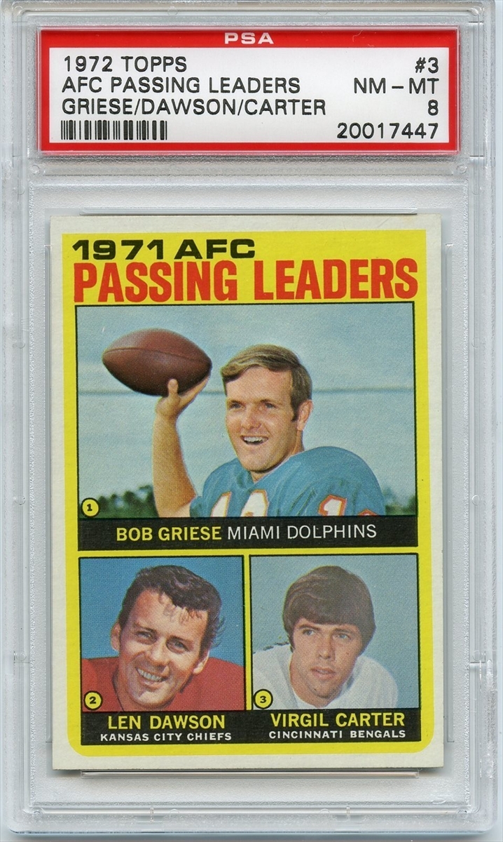 Football - 1972 Topps: 1972 Topps Football Set Image Gallery
