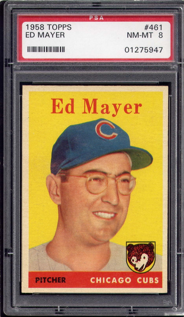 Baseball - 1958 Topps Chicago Cubs: DLW's '58 Cubs Set Image Gallery