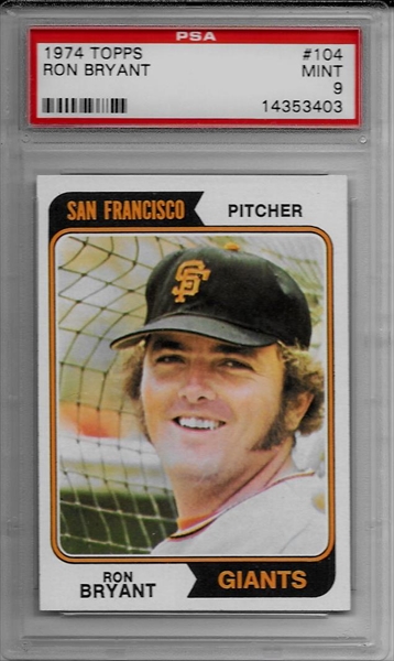 Baseball - 1974 Topps San Francisco Giants: Kelly's 1974 Topps San ...