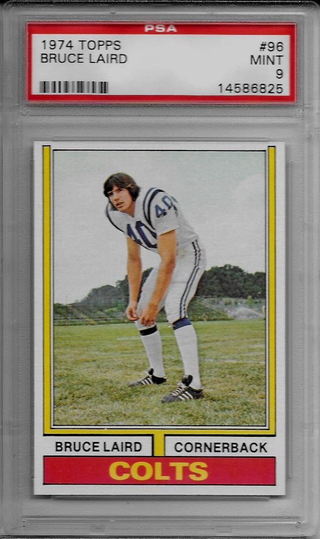 Football - 1974 Topps Baltimore Colts: Kelly's 1974 Topps Baltimore ...