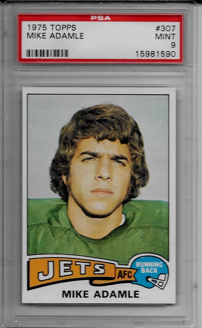 Football - 1975 Topps New York Jets: Kelly's 1975 Topps New York Jets ...