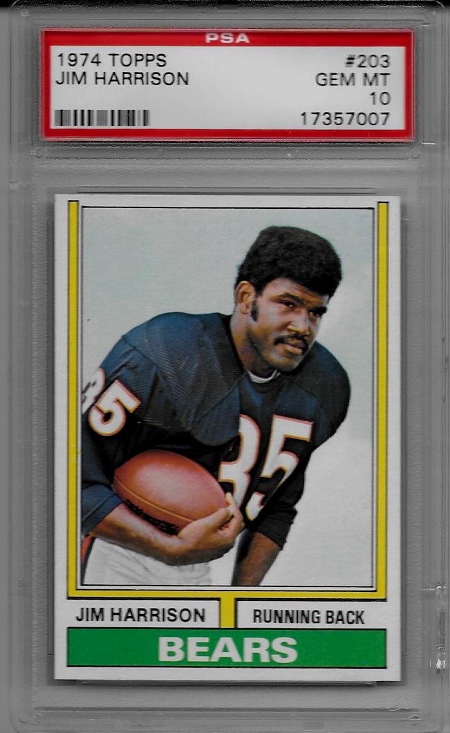 Football - 1974 Topps Chicago Bears: Kelly's 1974 Topps Chicago Bears ...