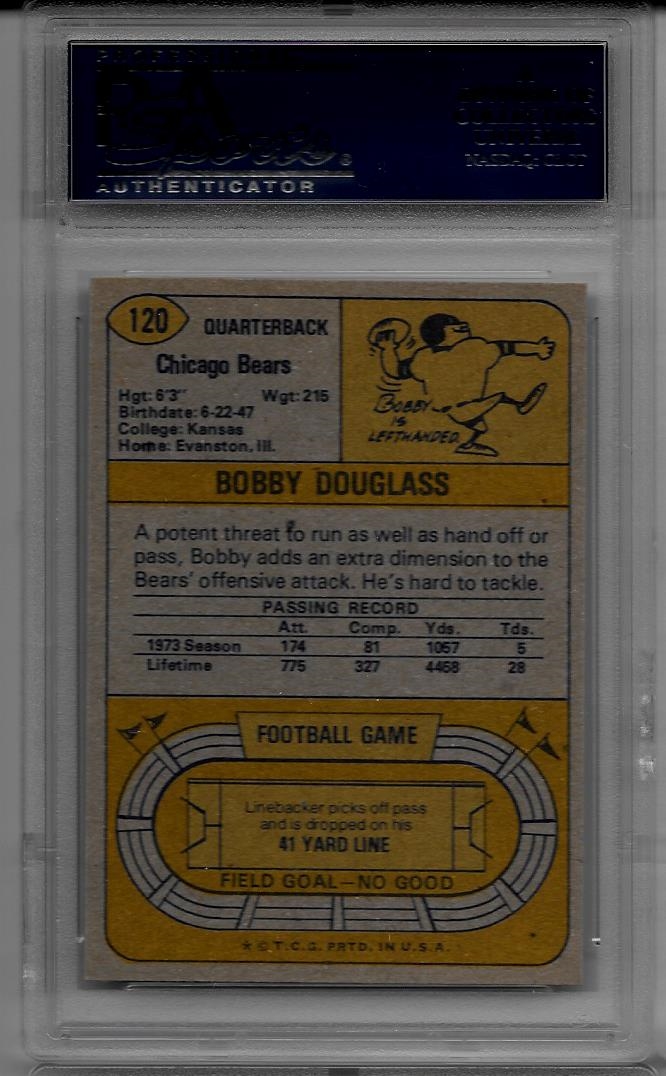 Football - 1974 Topps Chicago Bears: Kelly's 1974 Topps Chicago Bears ...