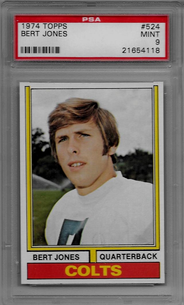 Football - 1974 Topps Baltimore Colts: Kelly's 1974 Topps Baltimore ...