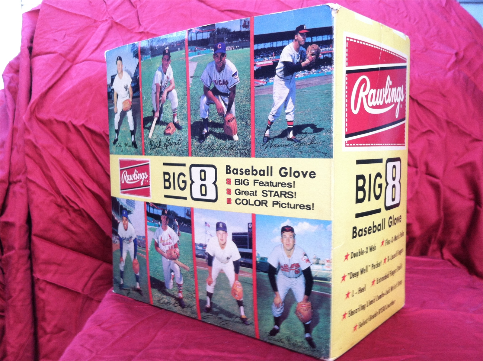 Baseball - 1964 Rawlings Glove Box Panels: The Big Yellow Box Set Image ...